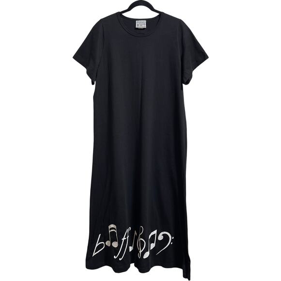 Michigan Rag Co. | Dresses | Vintage Michigan Rag Co Music Note Maxi ...